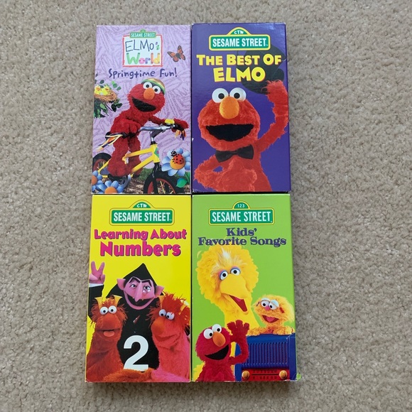 Sesame Street Vhs Lot